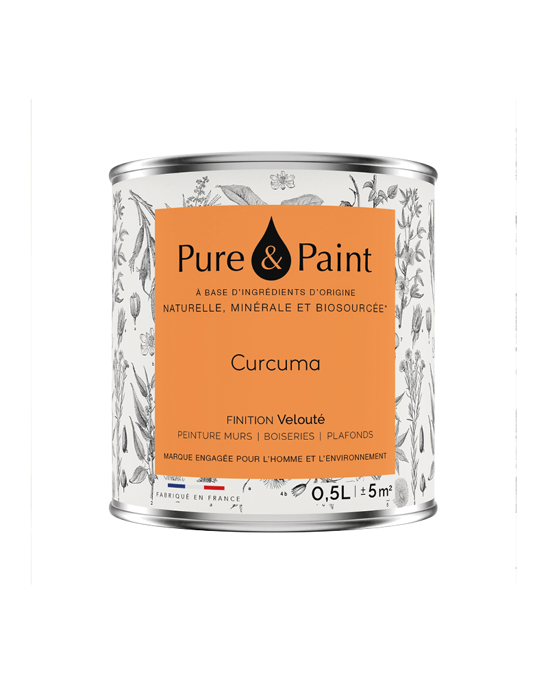 Peinture Curcuma | Peinture intérieure veloutée | Pure & Paint