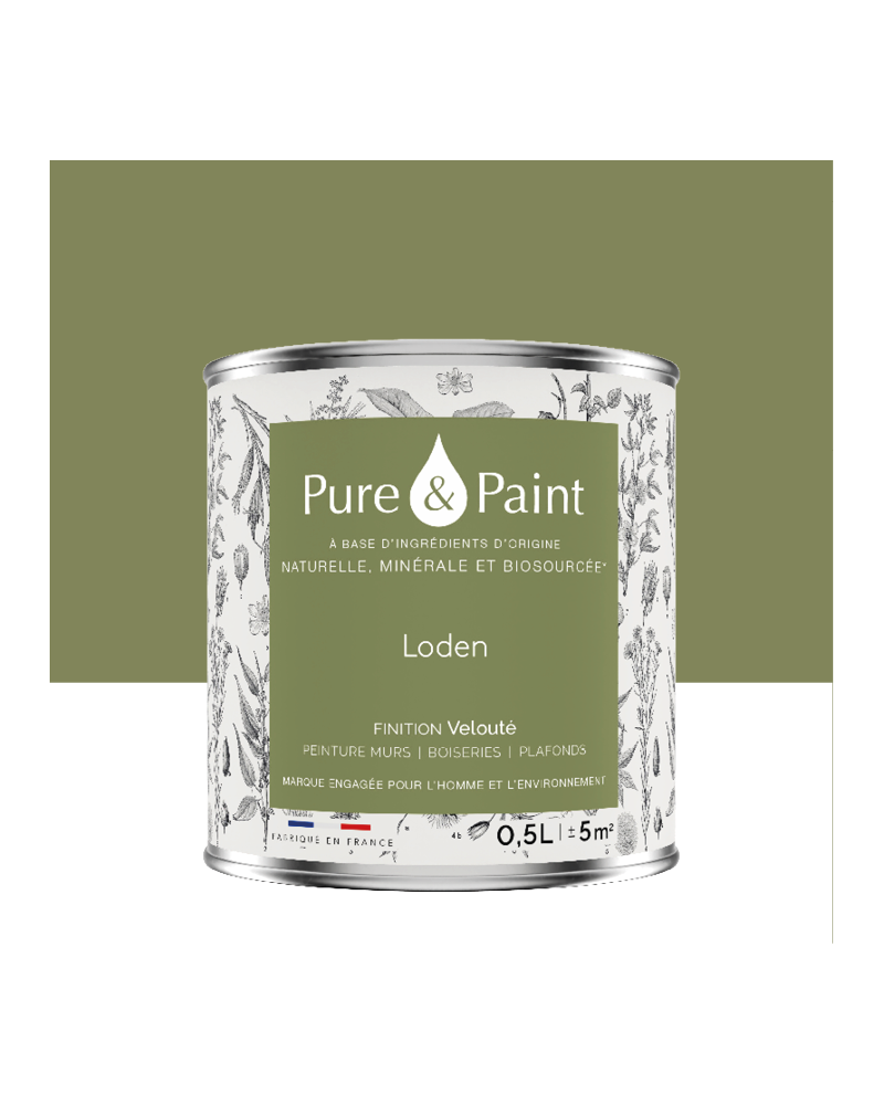 Peinture Loden | Peinture intérieure veloutée | Pure & Paint