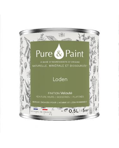 Peinture Loden | Peinture intérieure veloutée | Pure & Paint